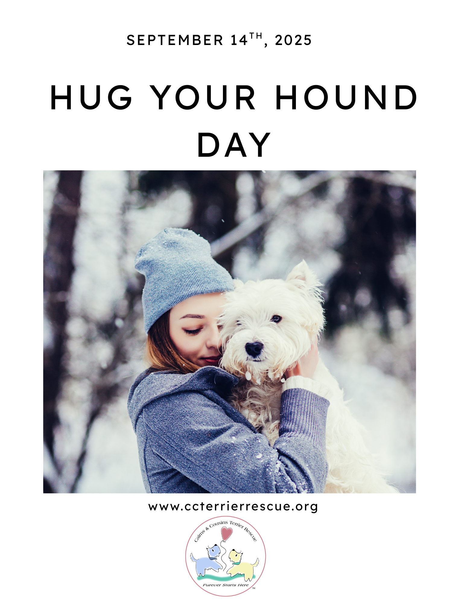 CELEBRATE! Hug Your Hound Day – September 14, 2025 – Cairns & Cousins ...